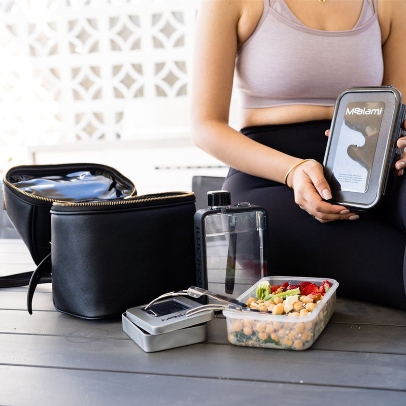 Mini Luxe Meal Prep Backpack Set | Small Meal Bag